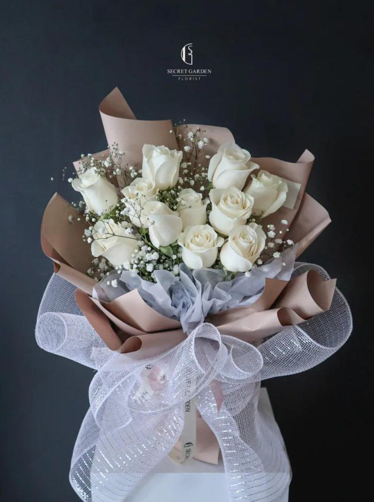 Ivory – Secret Garden Flower Design